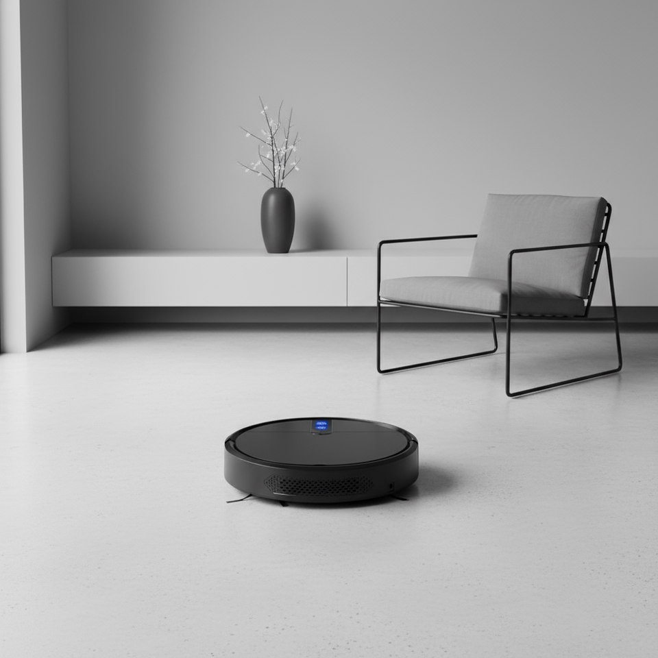 CMao Robot Household Dry Wet Vacuum Cleaner Automatic Charging Metal ...