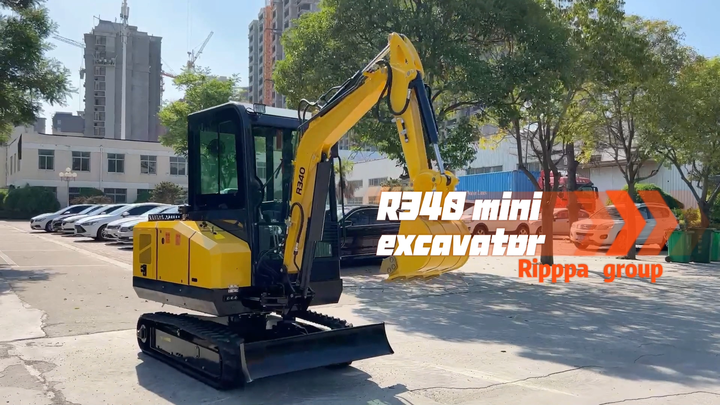 Rippa Agrotk Rotary Excavator - Miniature Digger for Snow Clearing
