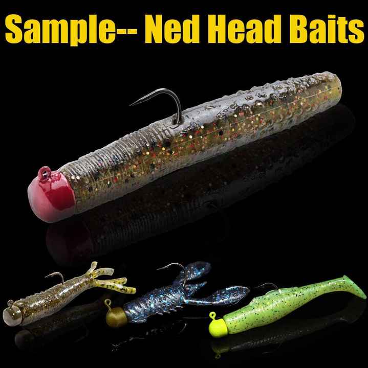 Ned Rig Jig Heads - Finesse Mushroom Shroom Jig Heads