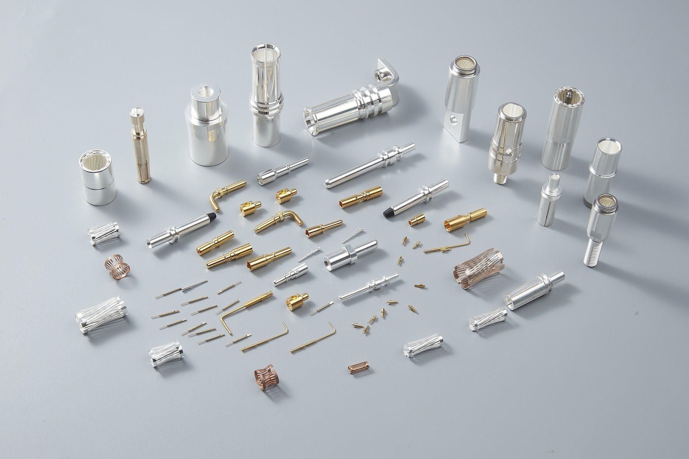 New energy electric vehicle charging pin brass turning electric vehicle ...