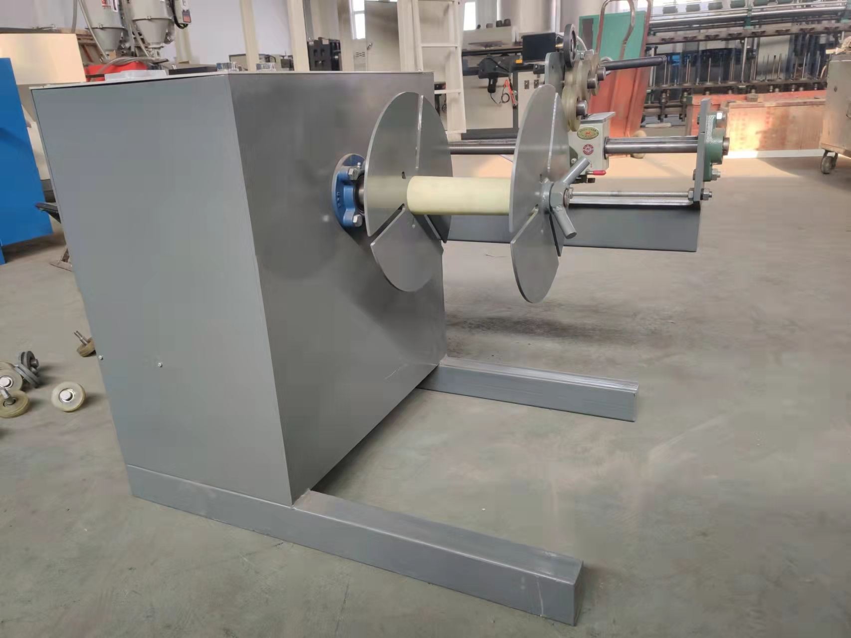 Plastic belt pp pe cotton twisted rope coiler/rope winding machine ...