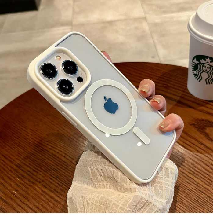 Clear Transparent Magnetic Wireless Charging Phone Case for iPhone 17 ...