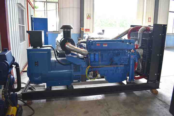 300kw Open Frame Diesel Generator Set with 1500 RPM 400V ATS Low Fuel ...