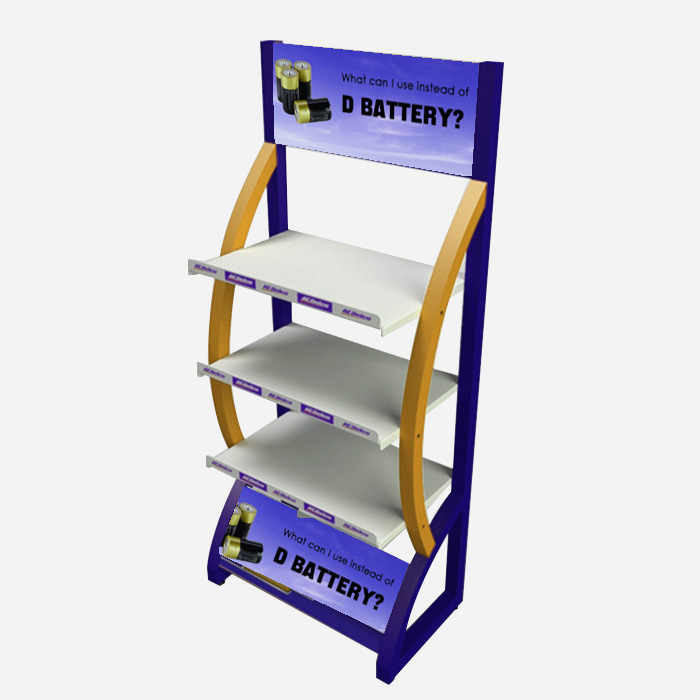 4 Tier Auto Battery Display Stand Hot Sale Metal Automotive Battery ...