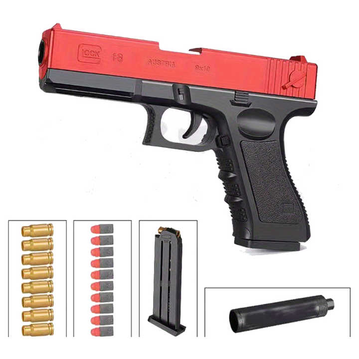 Wholesale Sea Ship Toy Manual Soft EVA Bullet Ejection Shell Gum Toy ...