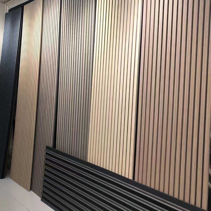 Diffusion Wood Wall Slat Ceiling SoundProof Wall Wooden Veneer Acoustic ...
