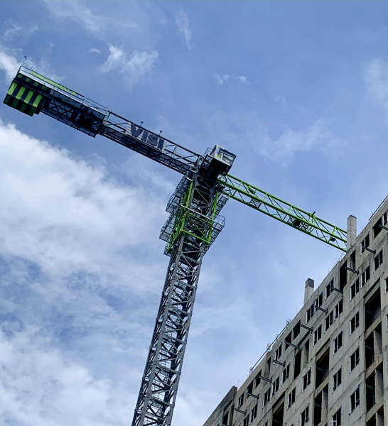 65m Boom Construction Tower Crane Zoomlion WA6515-10 Crane Tower 10 ...