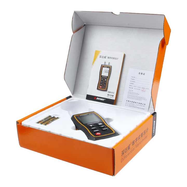 SNDWAY-manómetro diferencial Digital con pantalla LCD portátil, medidor de medidores de presión ...