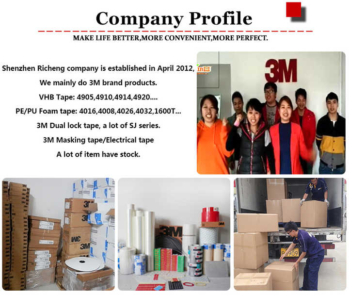 3M GPL080 High Quality Silicone Adhesive Foam Tape