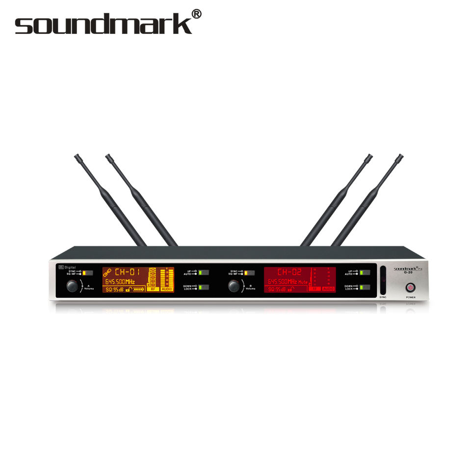 Soundmark G-20 High-end Wireless 2-Channel Digital Microphone Noise ...