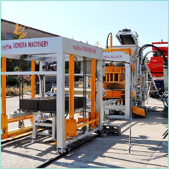 Hongfa Automatic Interlock Cement Block Moulding Machine for Concrete ...