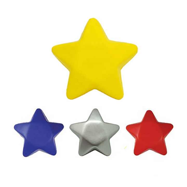 Custom Logo PU Foam Star Stress Ball - Anti Anxiety Toy