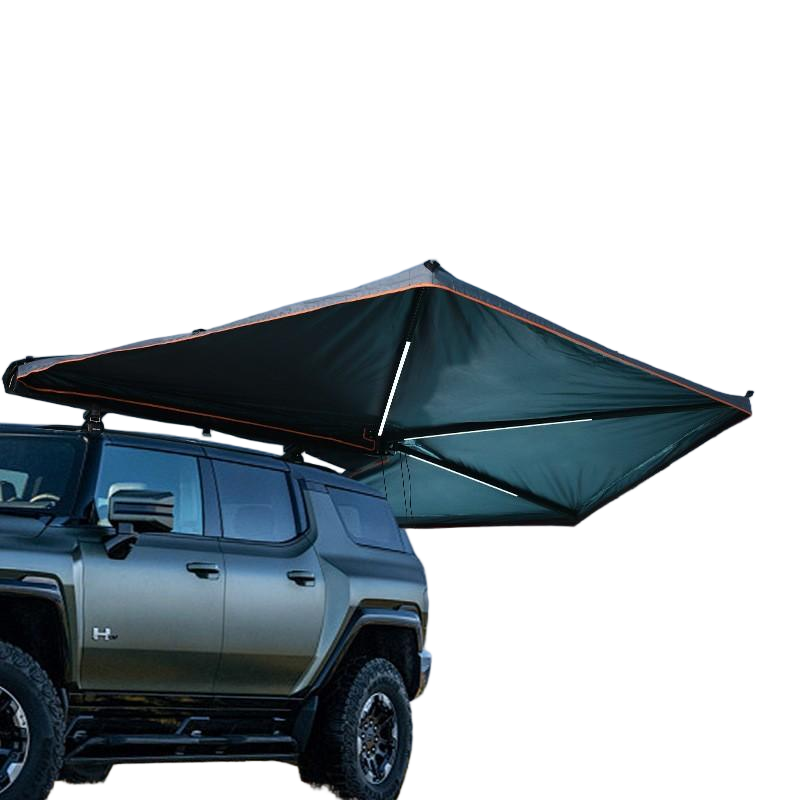 Car Roof Tent Awning 270 Degree Folding with Straight Bracing Type Four ...