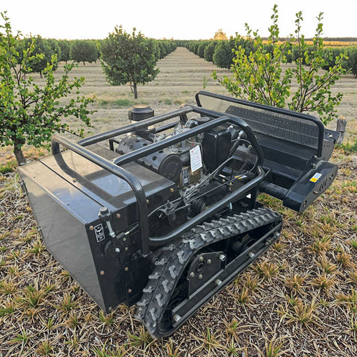 Automatic Diesel Flail Mower 20HP Remote Control Gear-Based Engine Pump ...