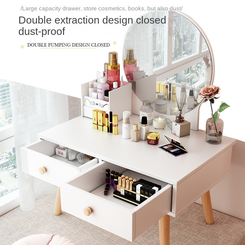 Nordic Bedroom Furniture Light Luxury Dresser Modern Simple Dressing ...