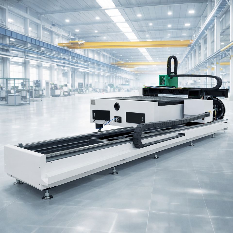 Aluminum 3kw 6kw 12kw 3015 Table Plate Fiber Metal CNC Laser Pipe Tube ...