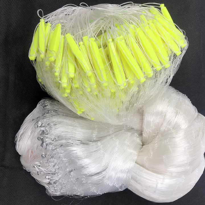 Gill Net Nylon Monofila Fishing Net with Sinker and Float