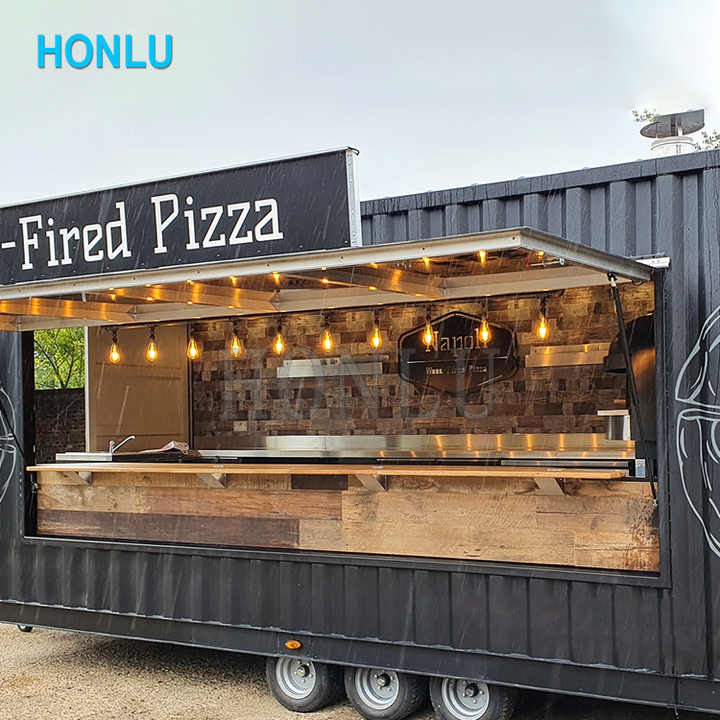 Luxury Container Bar with Kitchen - Mobile Food Trailer