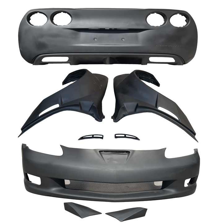Z-ART C6 Z06 Body Kit for Corvette C6 Upgrade Body Kit for Corvette C6 ...
