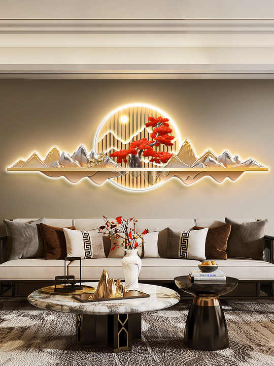 Modern Light Luxury Landscape Acrylic Family Wall Decoration Painting ...