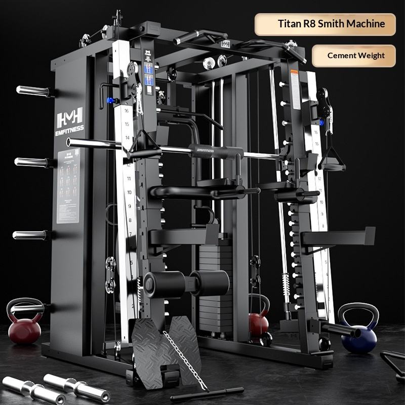 Multifunctional Bird Gantry Commercial Steel Smith Machine Horizontal ...