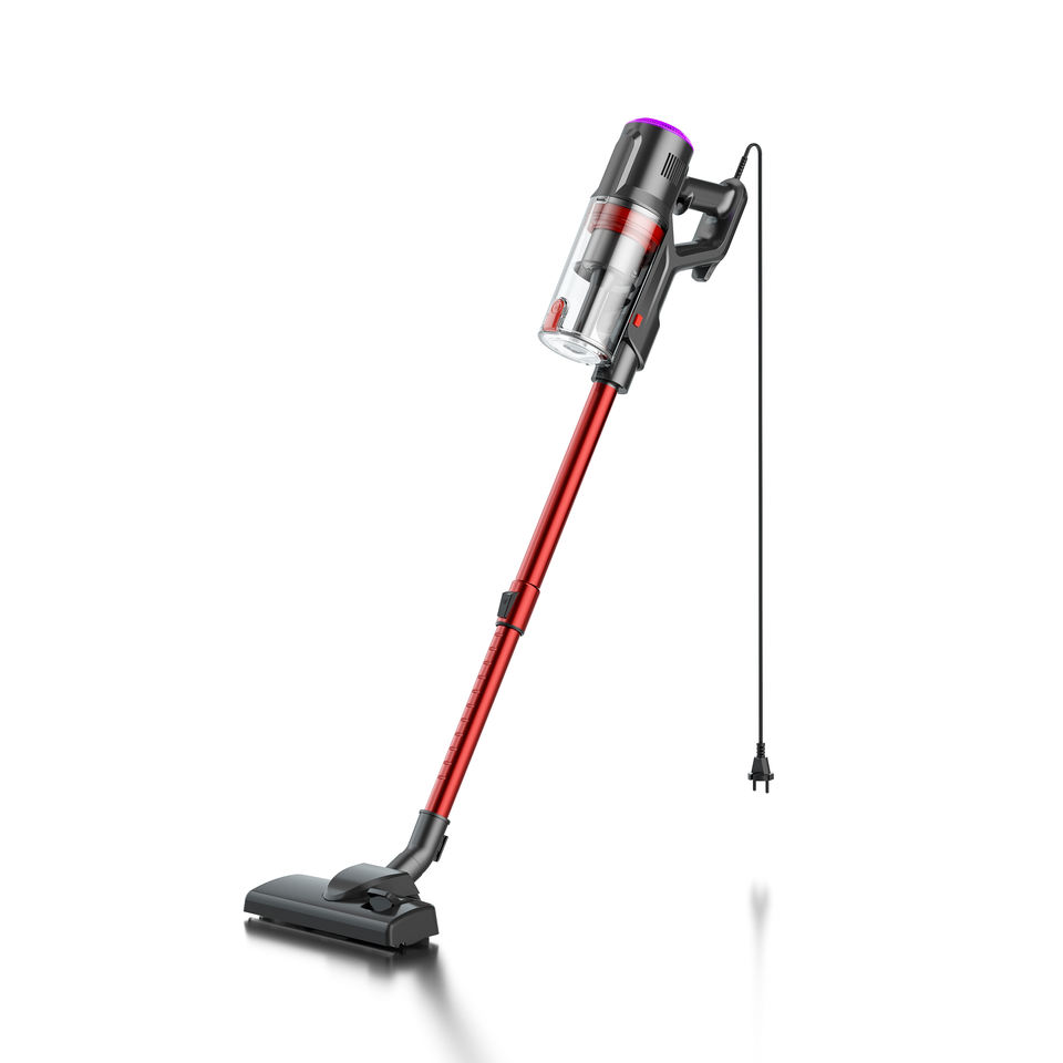 Corded Stick Vacuum Cleaner Bagless Battery-Powered Wet Lightweight ...