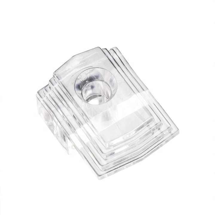 3mm 6mm Clear Plastic Mirror Mount Clips Plastic Mirror Buckle Glass ...