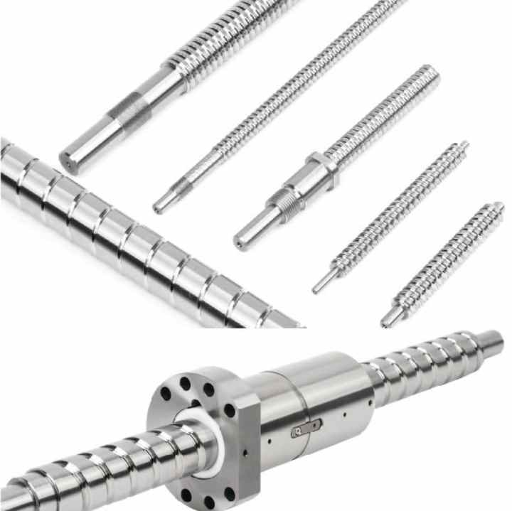 CNC Heavy Load Ball Screw Double Nut DFU6310-4 High Rigidity| Alibaba.com