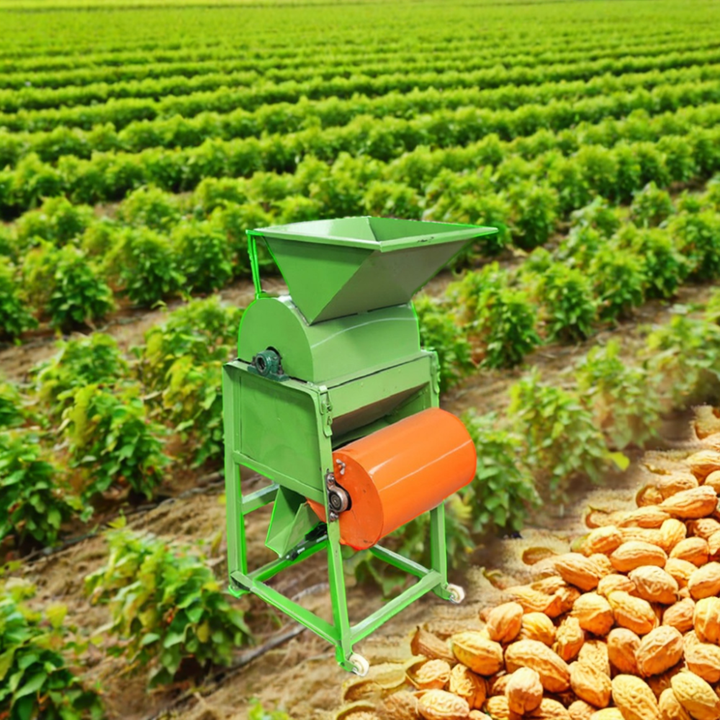 peanut sheller Electric groundnut shelling machine with motor for home ...