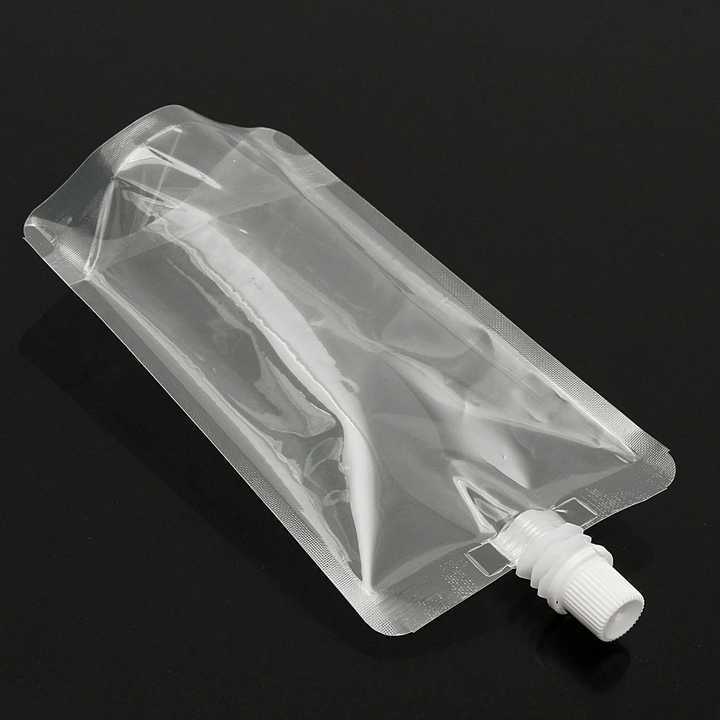 100pcs 250ml Stand up Spout Beverage Bags - Perfect for Parties