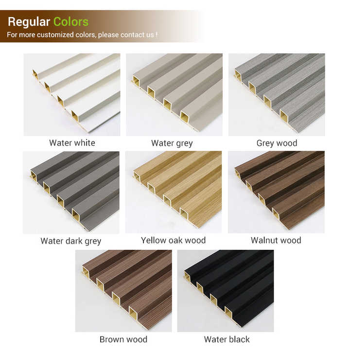 Quick Installation PVC Louvers Wall Panel for Indoor Decor