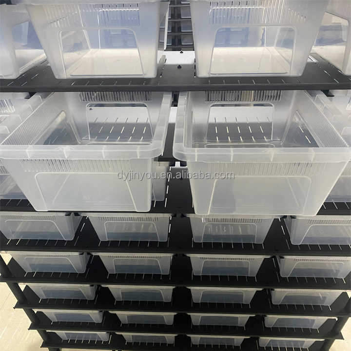 2024 Reptile Metal Rack System 10-story New PP Tray Snake Leopard Gecko ...