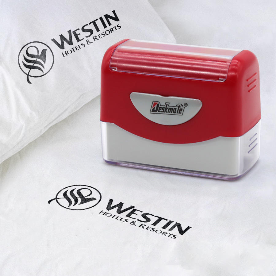 Deskmate KL2264 UV Printed Pre Inked Flash Stamps Plastic Automatic ...