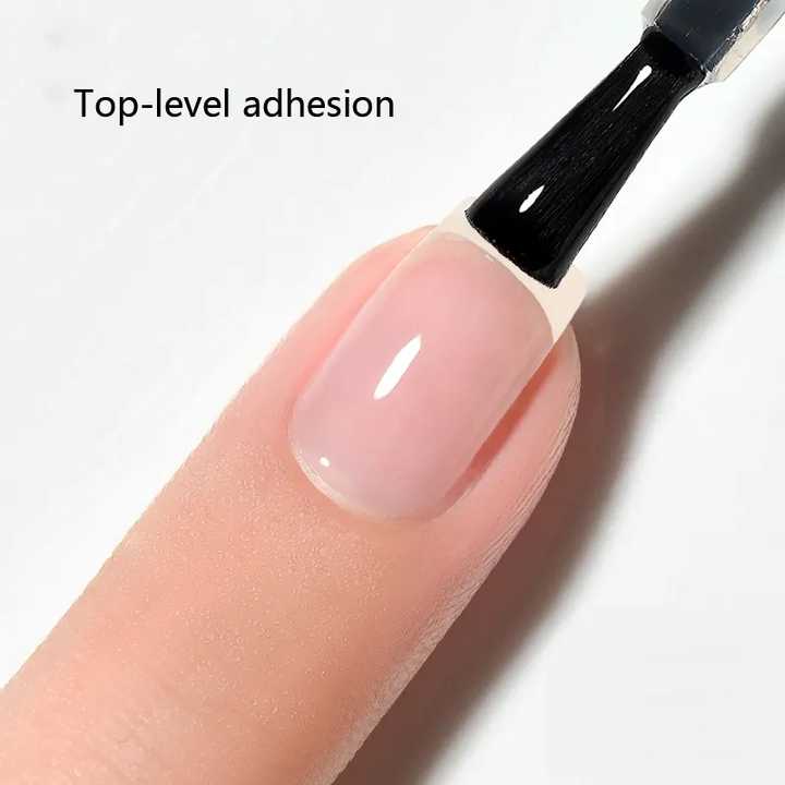 Qianmeinails High Durability Non-yellow Strong Top Coat Gel Nail Polish Wear Resistant Hema Free ...
