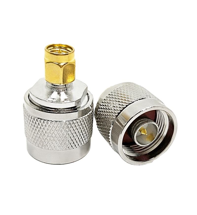 Pure Brass for SMA to N Coaxial Adapter Kit N Male/Female to for SMA ...