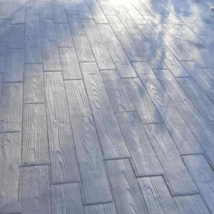 Wood Texture Concrete Stamp Mold Rubber Concrete Stamp Mat for Floor ...