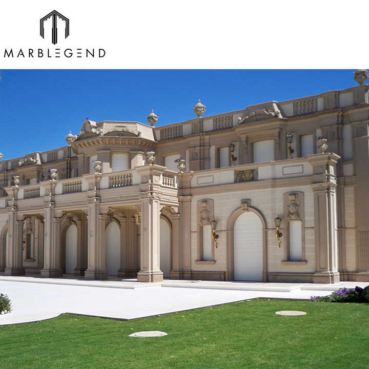 Exterior Stone Entablature - Portugal Limestone Cladding