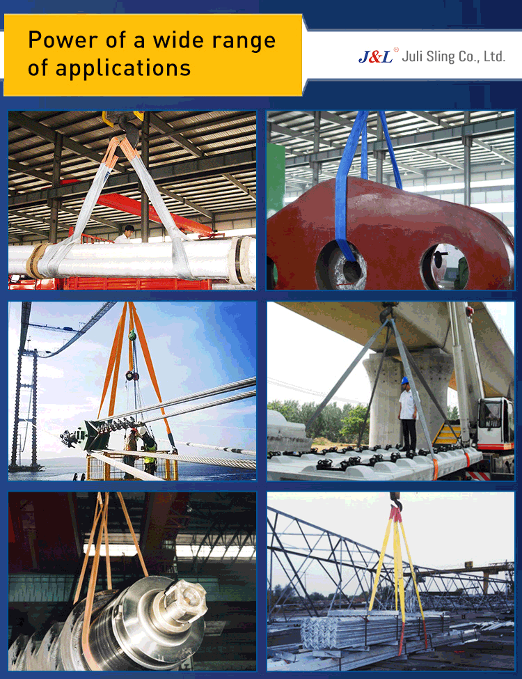 JULI Synthetic Fiber Sling 5T Webbing Sling Standard EN 1492-1:2000+A1 ...