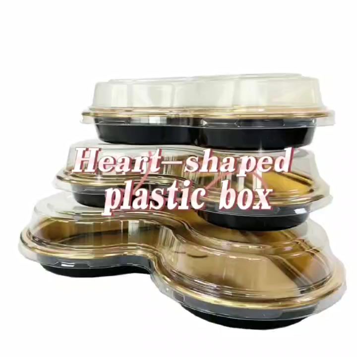Heart Plastic Packaging Containers for Strawberries & Sushi ...