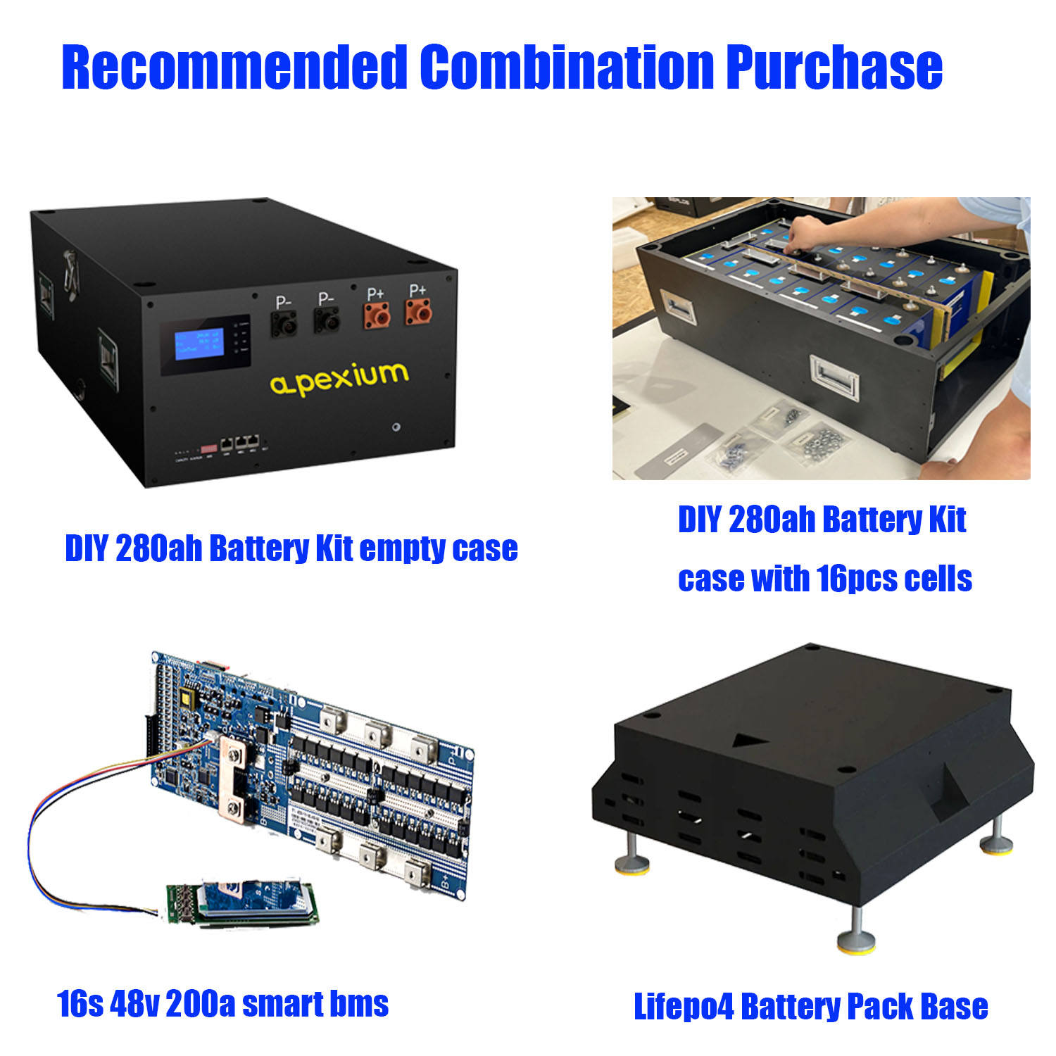 EU US stock ev catl lfp battery 280ah DIY 16S 48V Mason lifepo4 battery ...