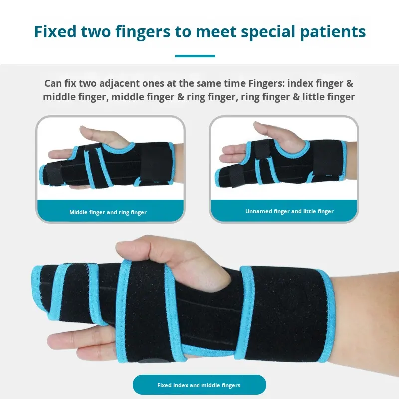 Wrist Finger Brace Thumb Stabilizer Wrap Arthritis Carpal Tunnel Pain ...