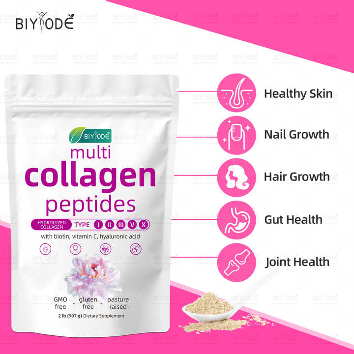 Customized Collagen Powder Sachet Custom Formula Label Collagen Powder ...