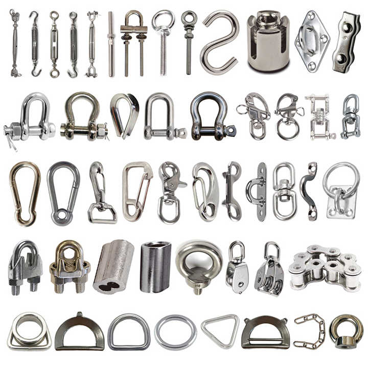 Stainless Steel Carabiner Snap Hooks for Outdoor Safety
