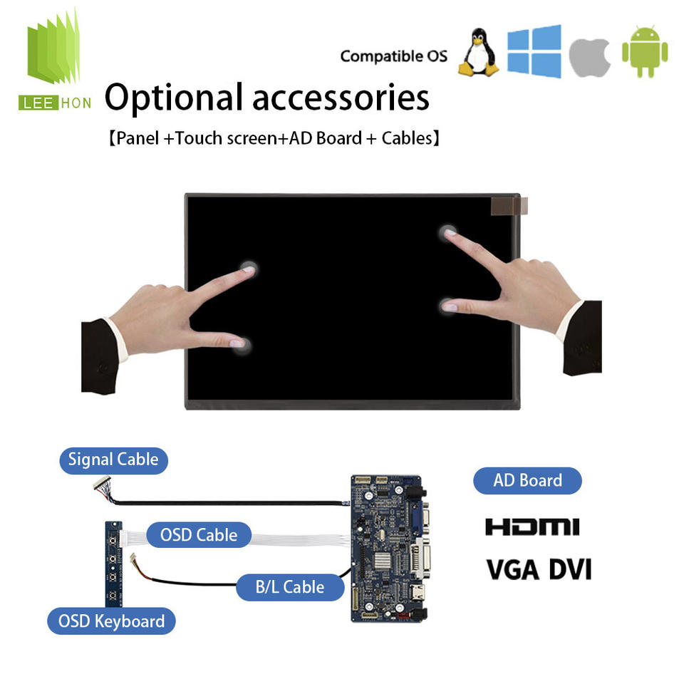 10.1 Inch LCD Display 10.1 Inch Industrial LCD Panel GV101WXM-N80 High ...