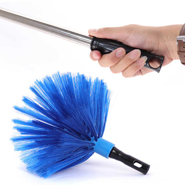 Stainless Steel Cleaning Brush - Telescopic Spider Web Remover