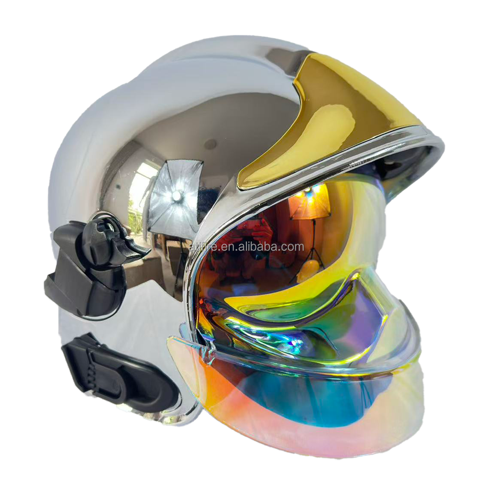 Firefighter Helmet MSA F1 GALLET PA Nylon-66 Fireman Sliver Full Helmet ...