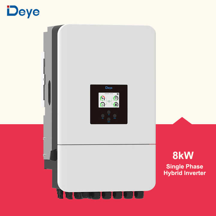 Deye SUN-8K-SG05LP1-EU-SM2 8kW Single Phase Hybrid Inverter for Household and SOHO Applications ...