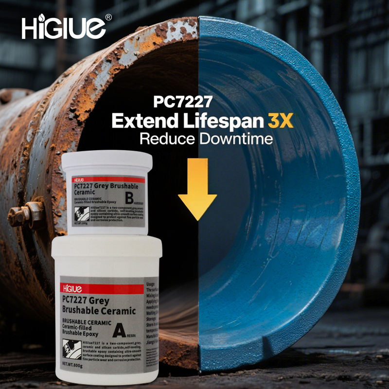 PC7227 Two Part Brushable Ceramic Wear Resistant Epoxy Coating Self ...