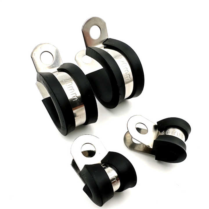 Stainless Steel Epdm Rubber Lined P Clips PVC Clamps