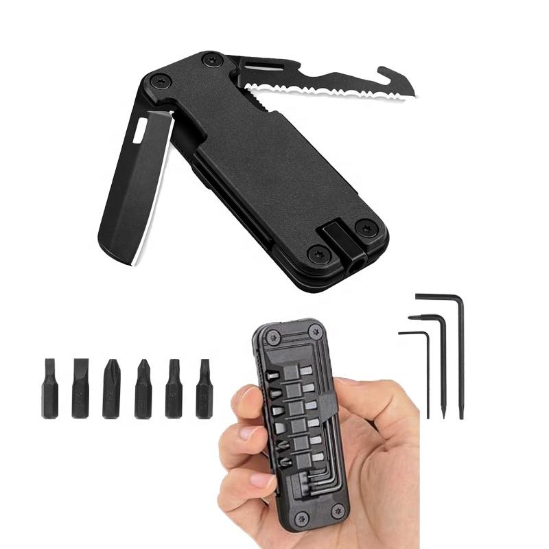 Factory Supplier Multitool Knife with Screwdriver Bits Hex Wrench ...
